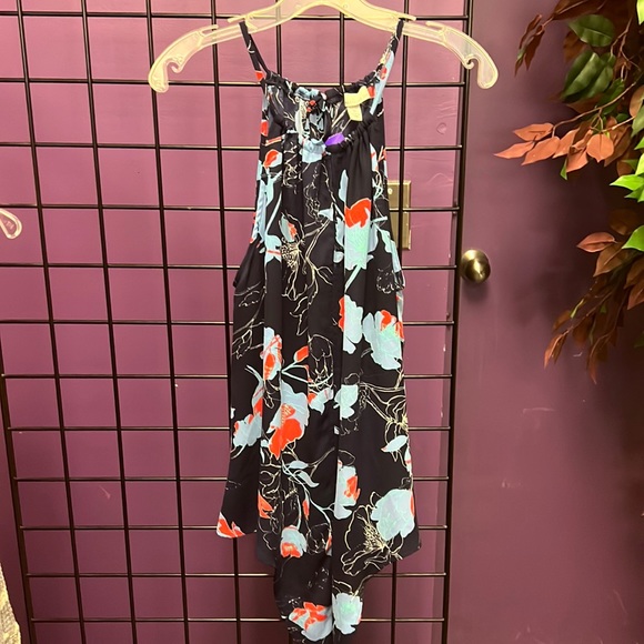 Allison Joy | Tops | Allison Joy Blue Floral Tank M | Poshmark